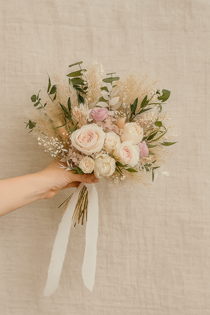 Dried wedding flowers UK I Minna Blooms